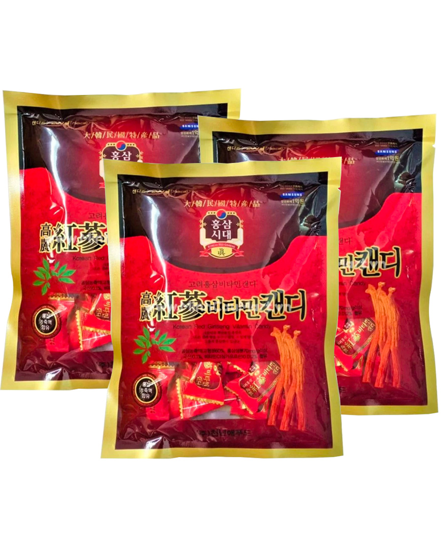Combo 3 Gói Kẹo Hồng Sâm Dẻo Korean Red Ginseng Jelly Hàn Quốc chính ...